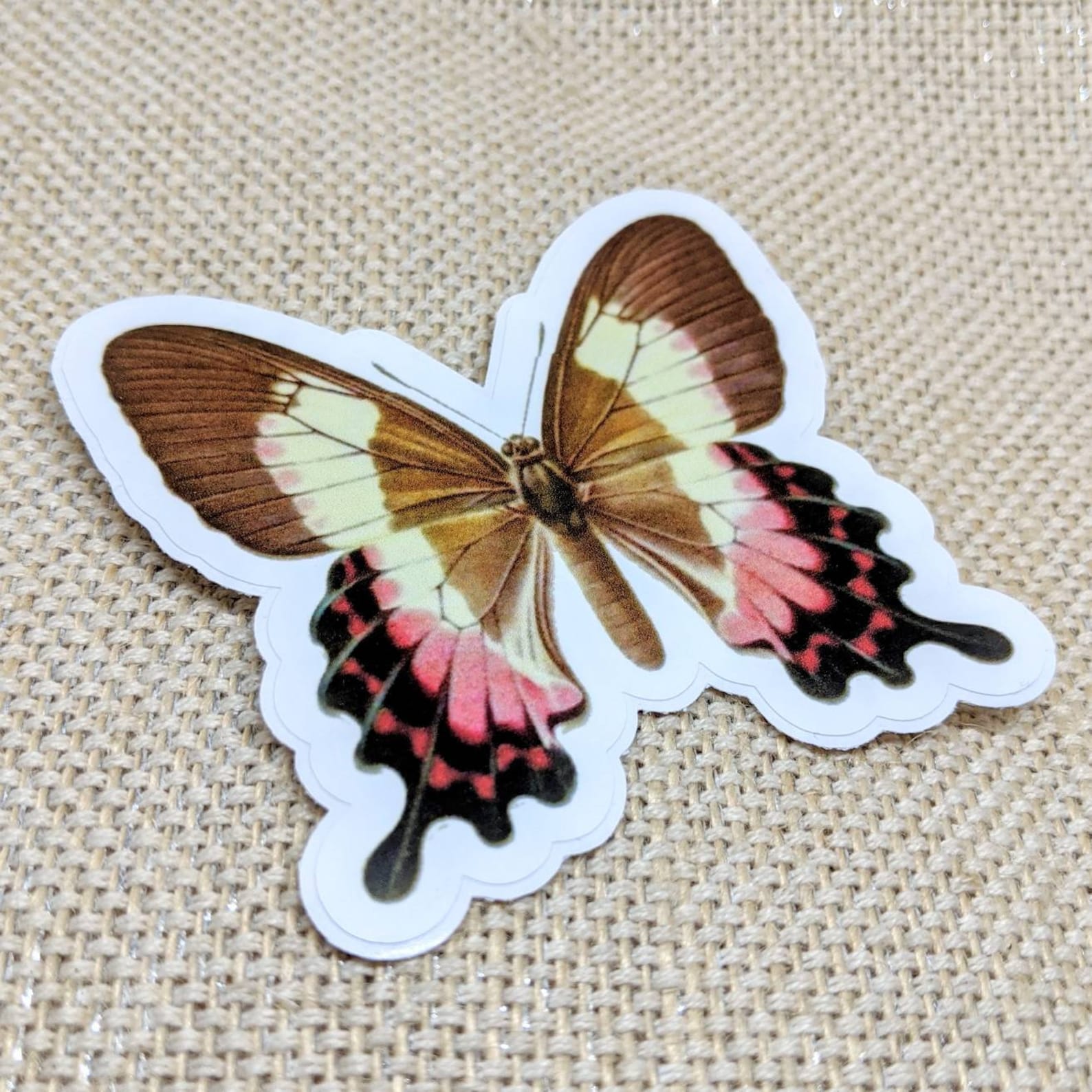 Butterfly Sticker / Bumper Sticker / Vinyl Sticker / Vintage - Etsy