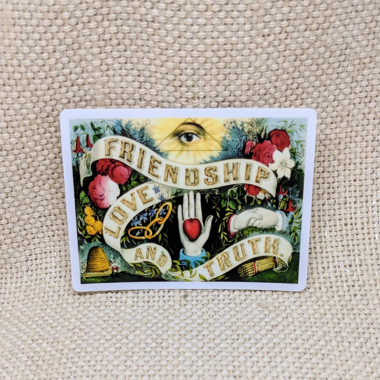 Vintage Love Sticker / Bumper Sticker / Vinyl Sticker / Tablet | Etsy