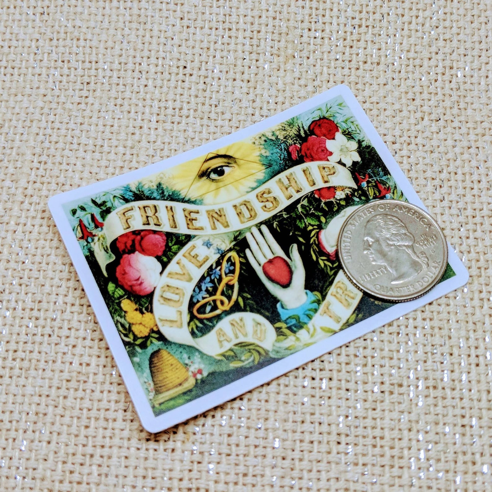 Vintage Love Sticker / Bumper Sticker / Vinyl Sticker / Tablet - Etsy