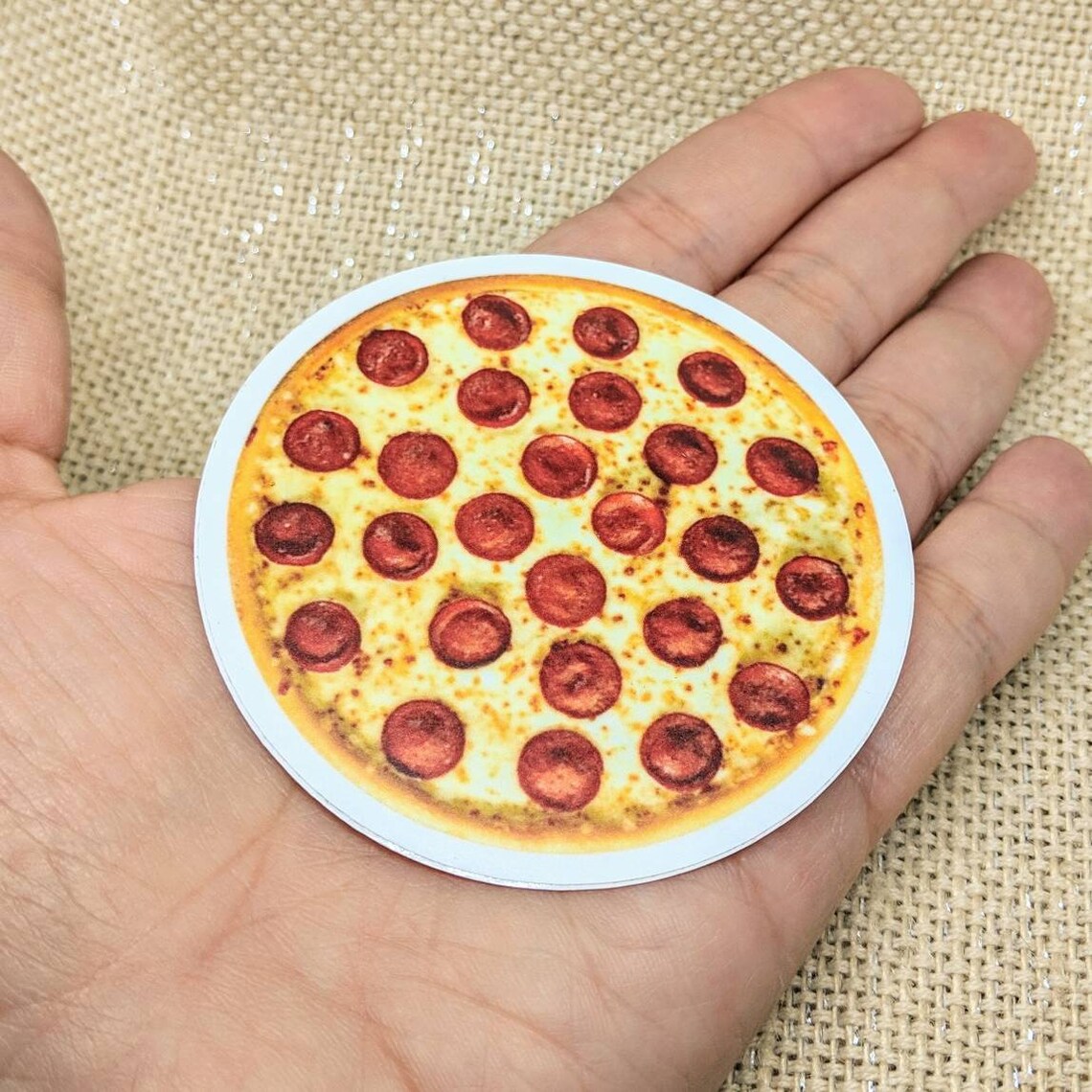 Pizza Sticker / Bumper Sticker / Vinyl Sticker / Vintage Image - Etsy