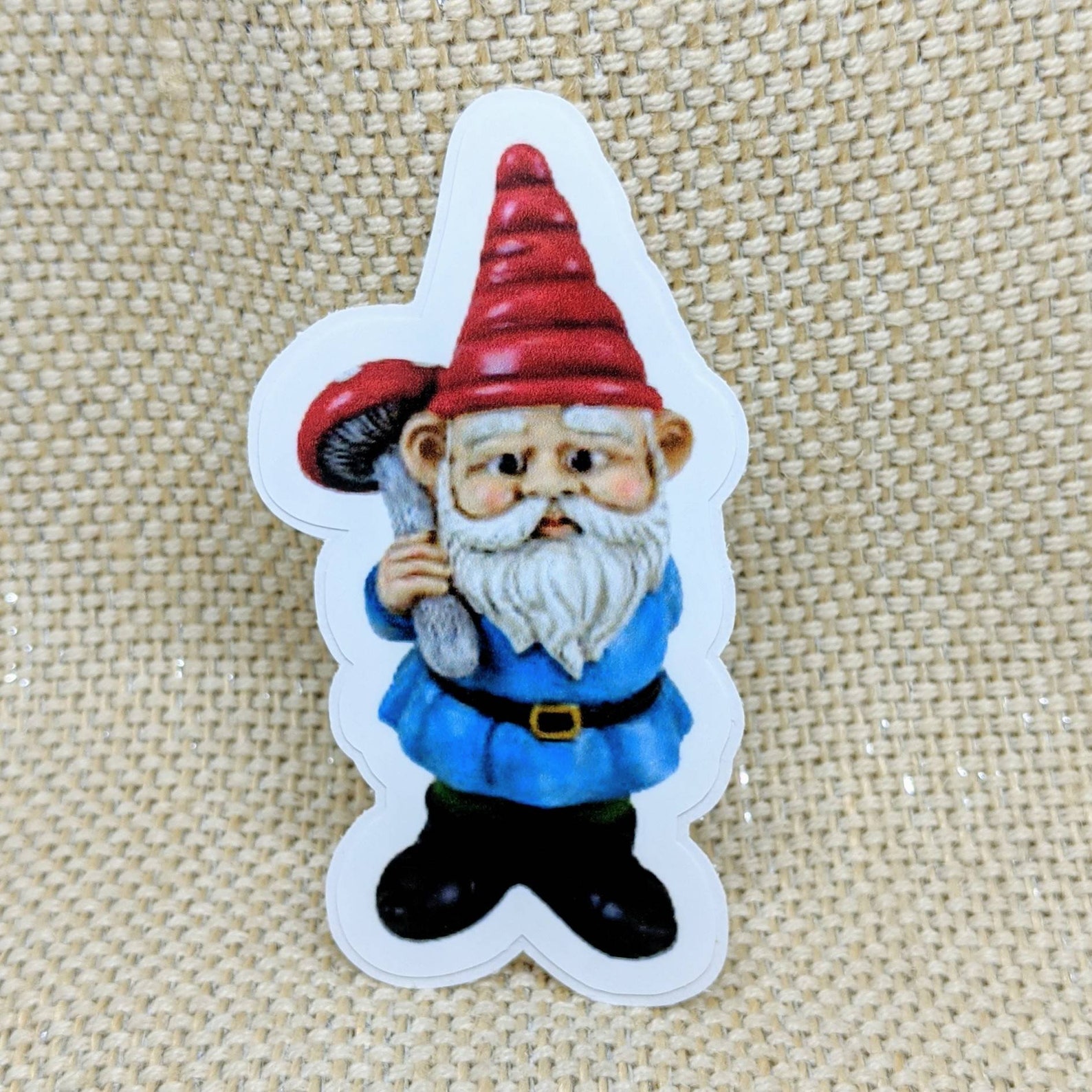 Gnome Sticker / Bumper Sticker / Vinyl Sticker / Vintage Image | Etsy