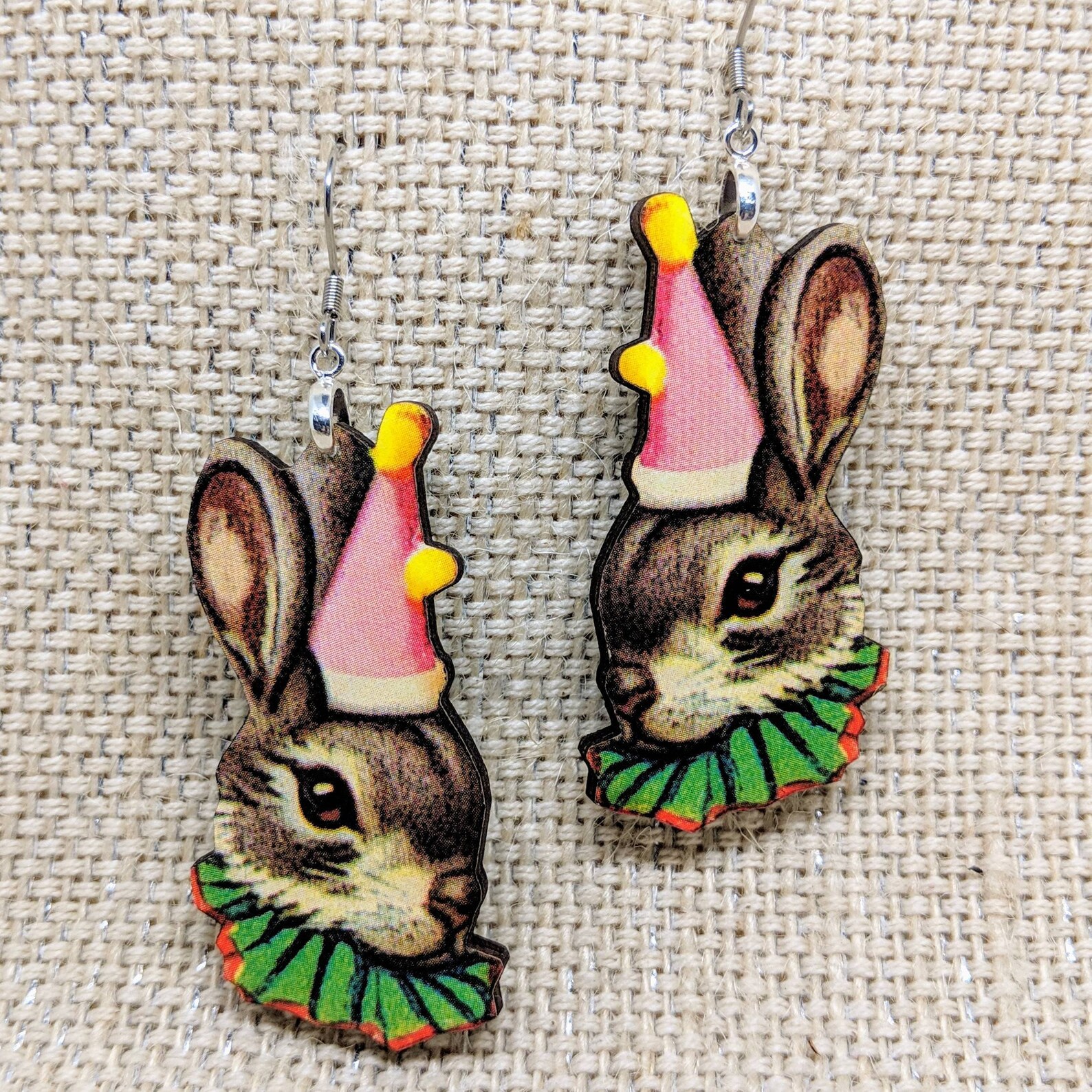 Bunny Earrings / Rabbit Earrings / Lucky Earrings / Animal - Etsy