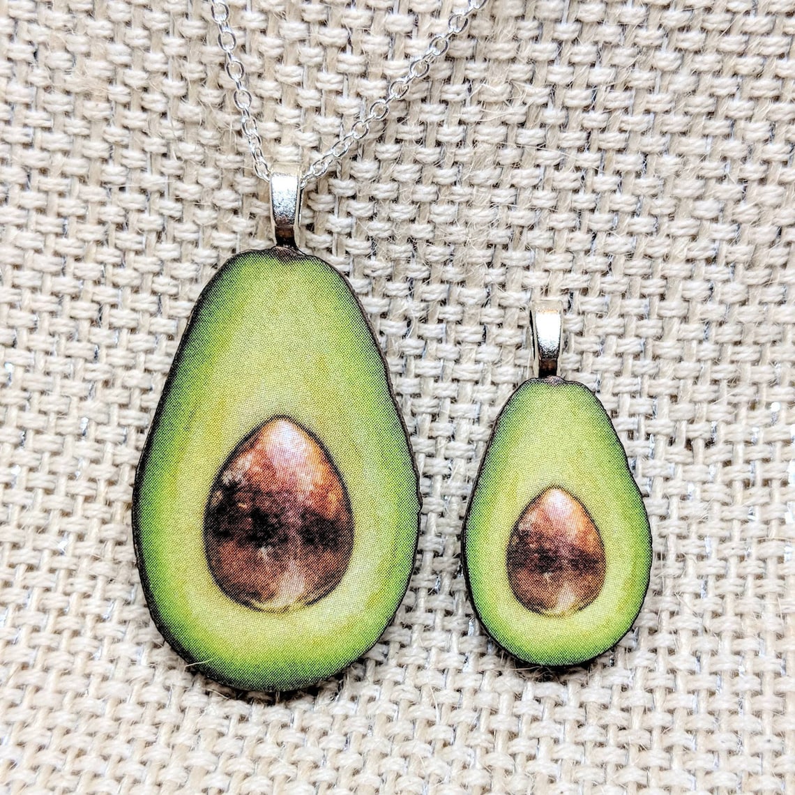 Avocado Necklace / Avocado Pendant / Avocado Jewelry / | Etsy