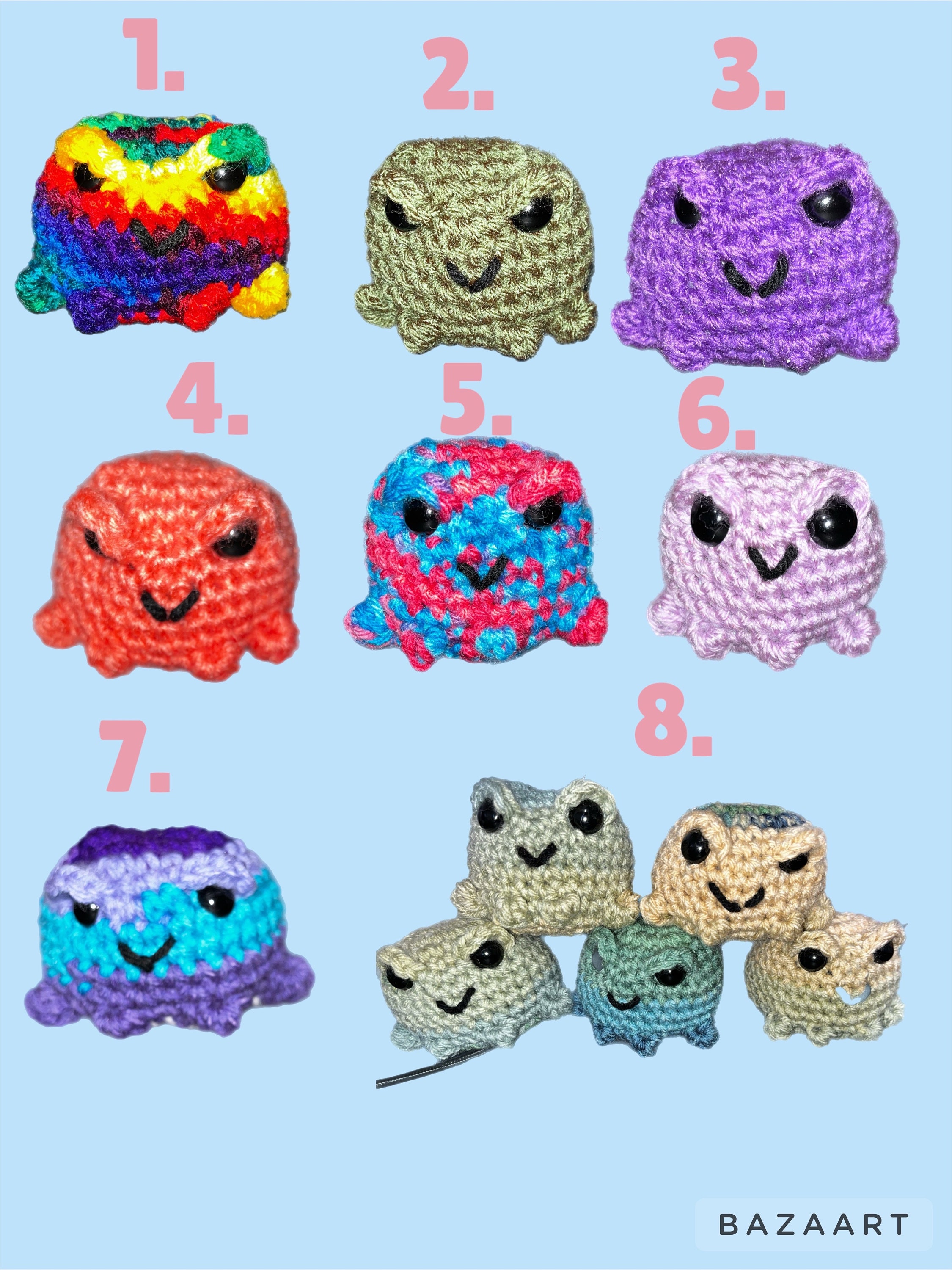 Amigurumi Pocket Buddy Frog - Etsy