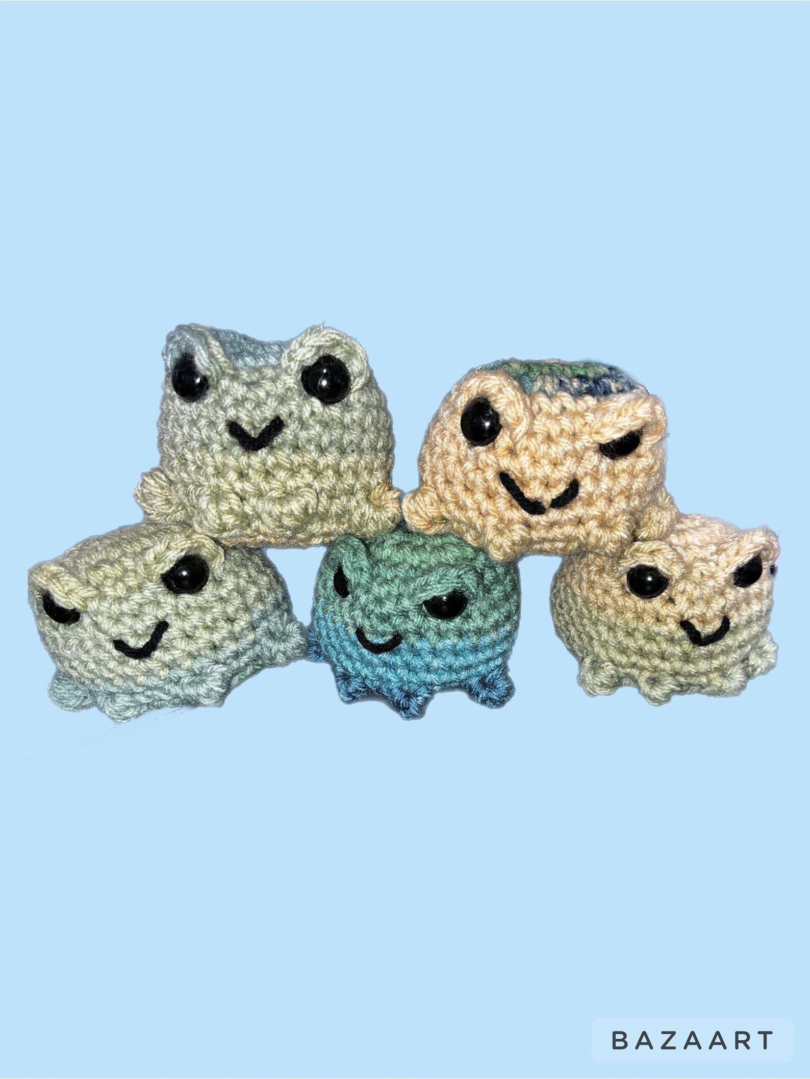 Amigurumi Pocket Buddy Frog - Etsy