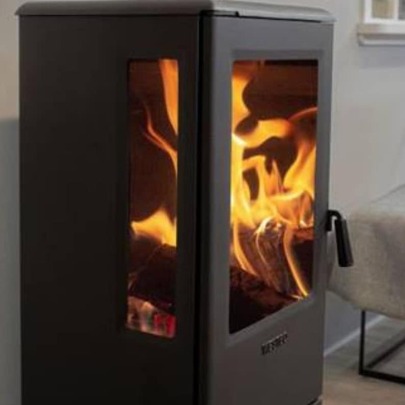 Handmade Cast Iron Wood Burning Stove, Scandinavian Cooktop Fireplace ...