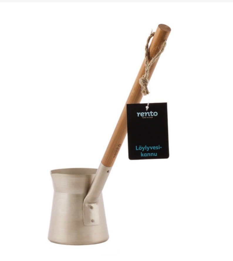Sauna Ladle/watering Jug, Aluminium Ladle and Heat-treated Bamboo ...