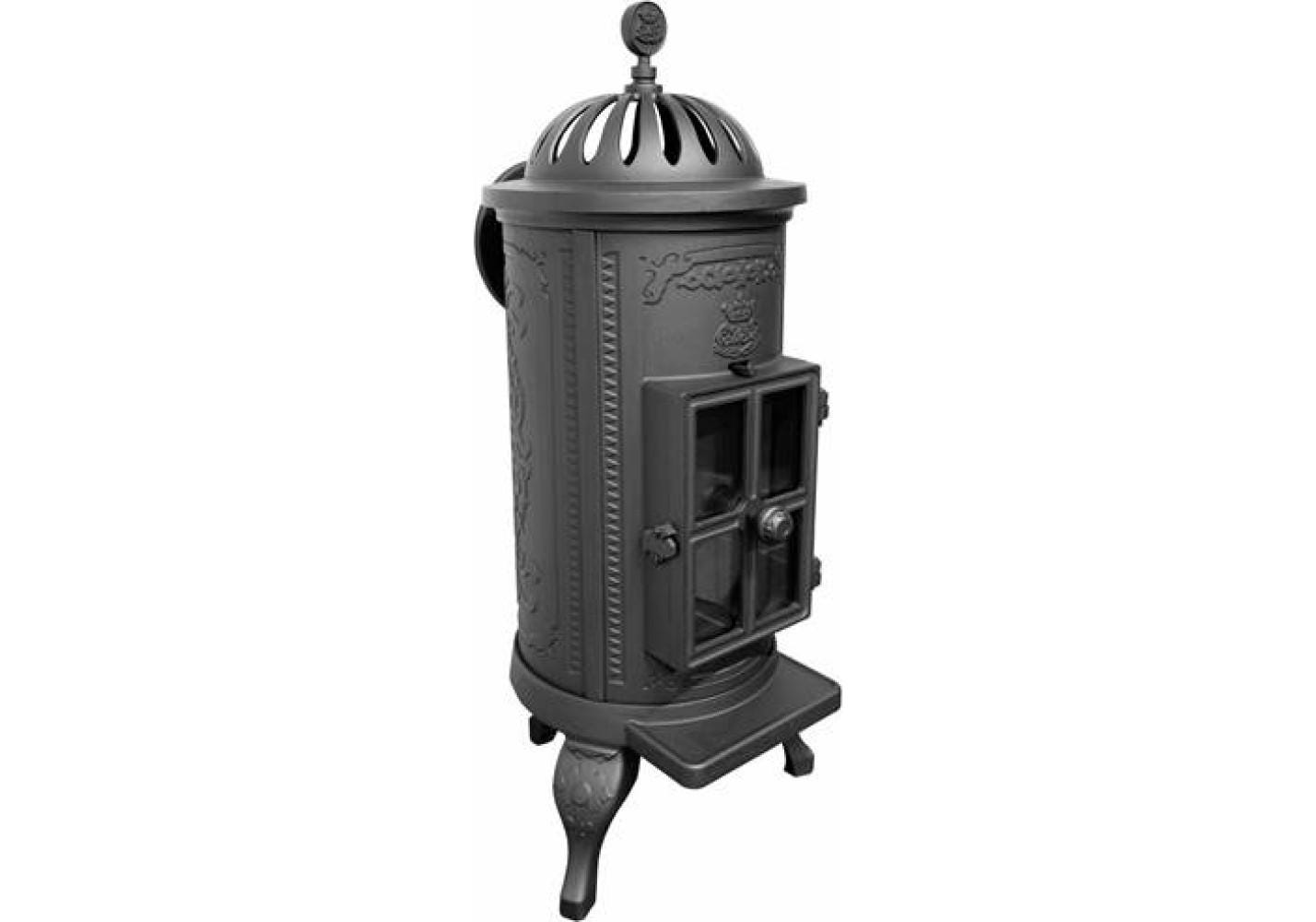 Westbo Carl 120 Cast Iron Wood Stove – Swedish Cooking Plate Fireplace ...