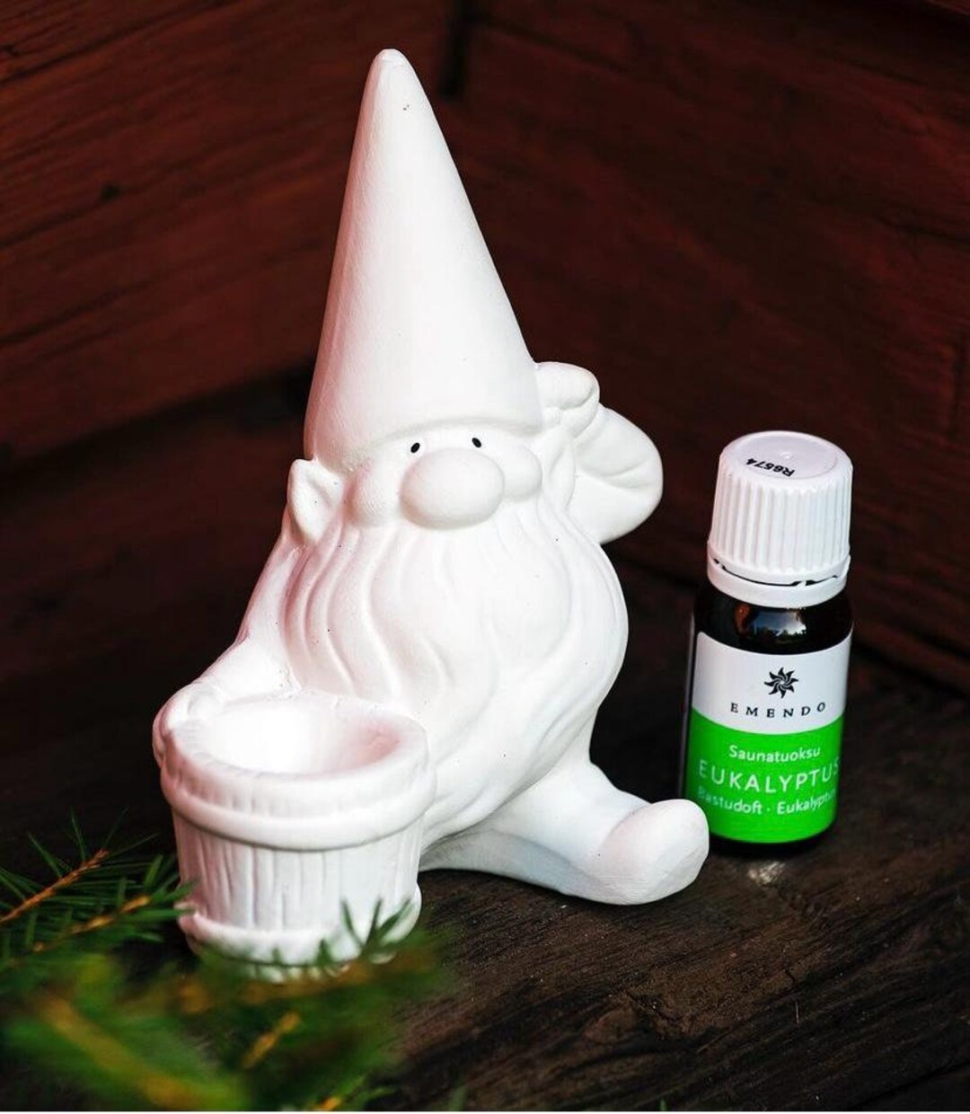 Ceramic Figure Oil Cup Diffuser for Sauna 10ml 100% Essential Eucalptus ...