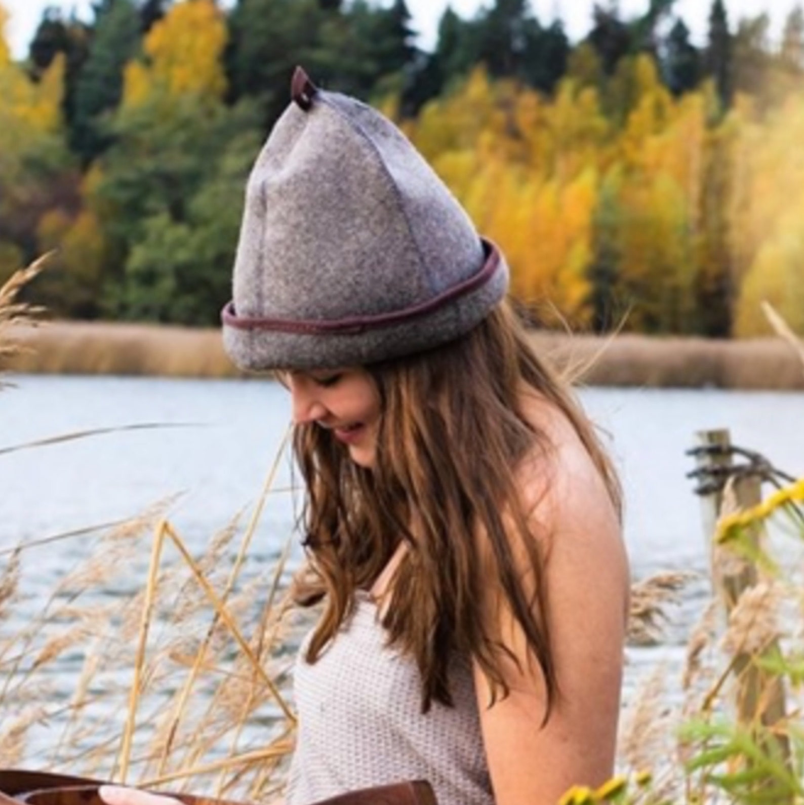 Cozy Wool Sauna Hat, Unisex Design, Premium Quality, Heat Protection ...