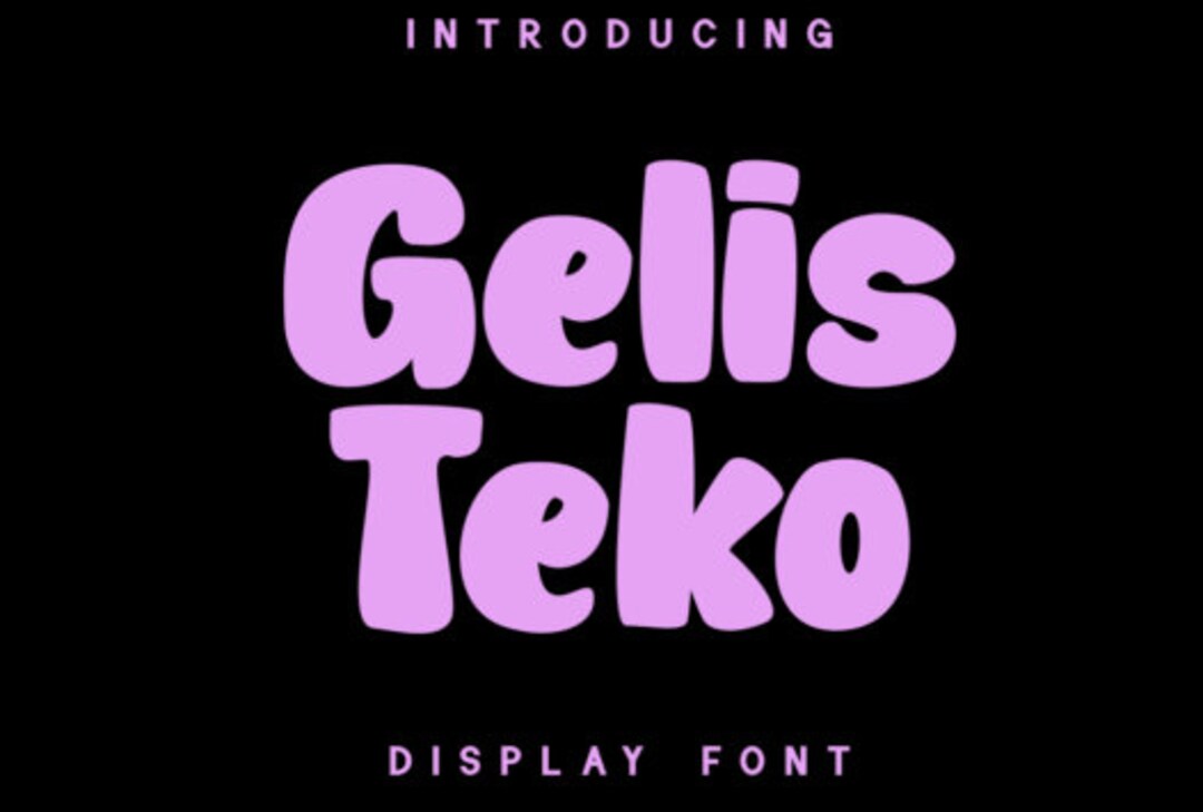 Gelis Teko Font, Handwritten Font, Beautiful Font, Script Font, Vintage ...