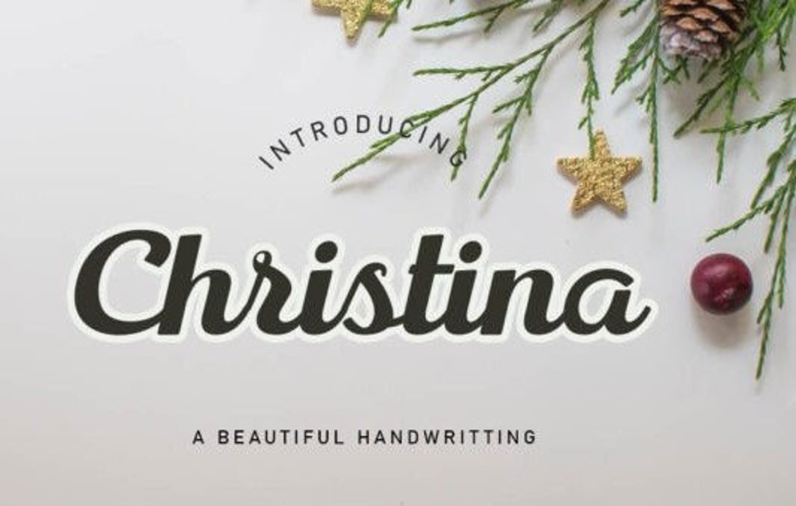 Christina Font, Cricut Font, Beautiful Font, Casual Font, Script Font ...