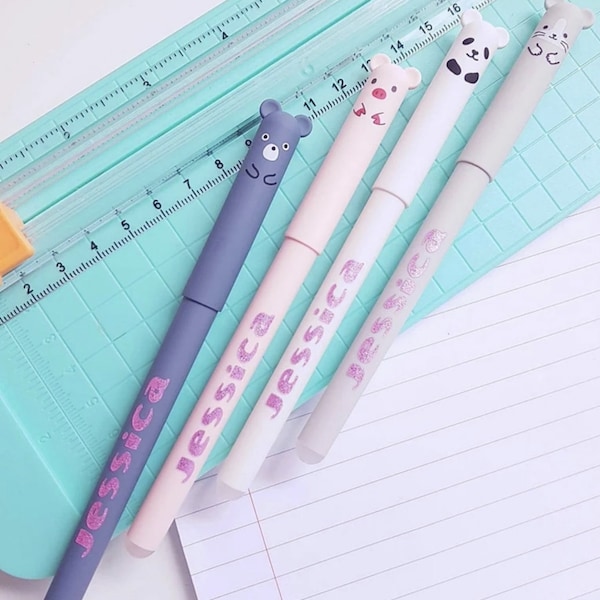 Animal Erasable Pens - Etsy UK