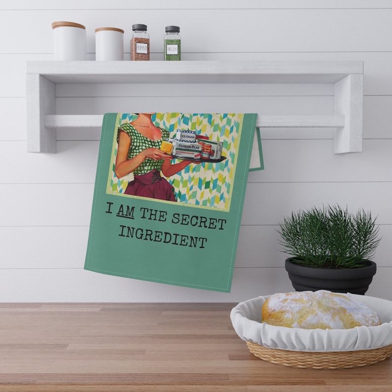 Bitch I Am the Secret Ingredient, Vintage Style Funny Humorous Tea ...