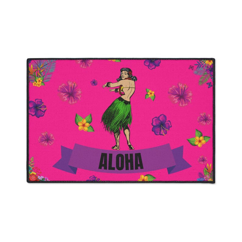 Aloha Welcome Mat - Etsy