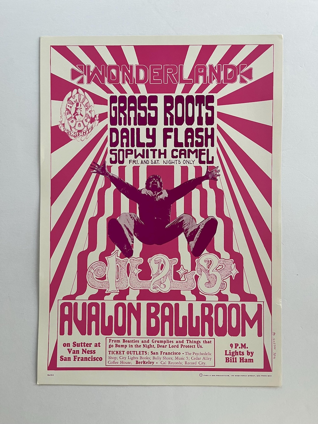 Grass Roots Daily Flash Sopwith Camel Avalon Ballroom 1966 OP-2 - Etsy