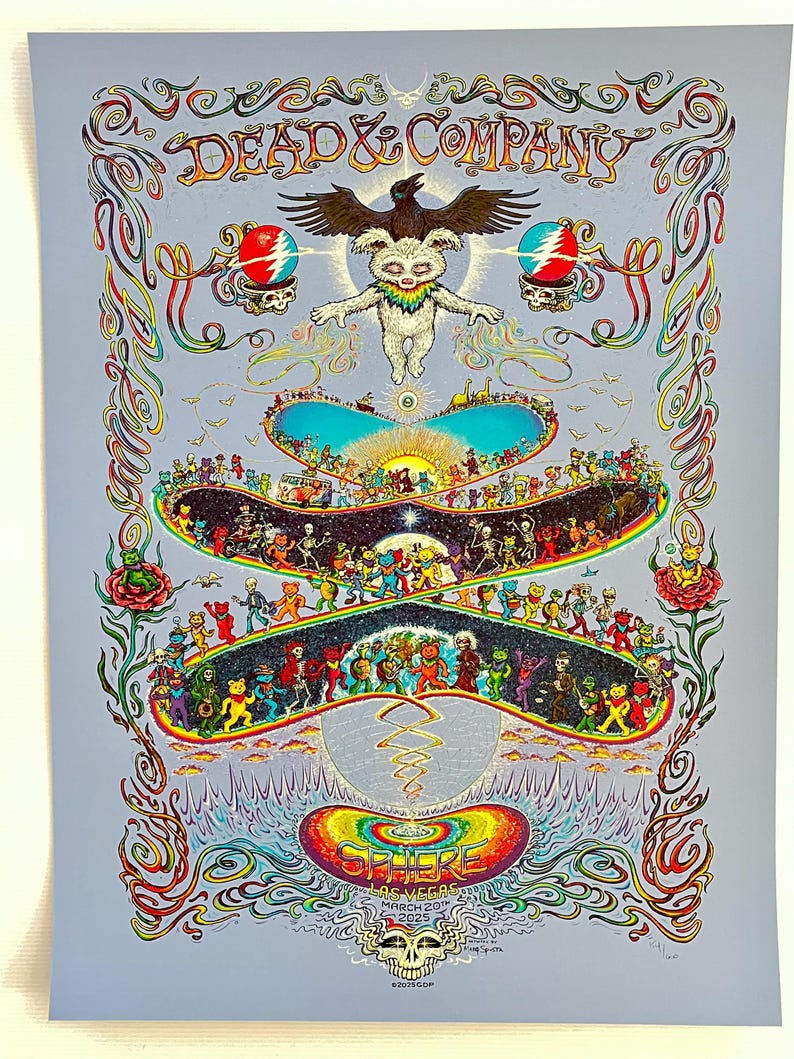 Dead & Company 2025 the Sphere Las Vegas March 20 2025 Marq Spusta ...