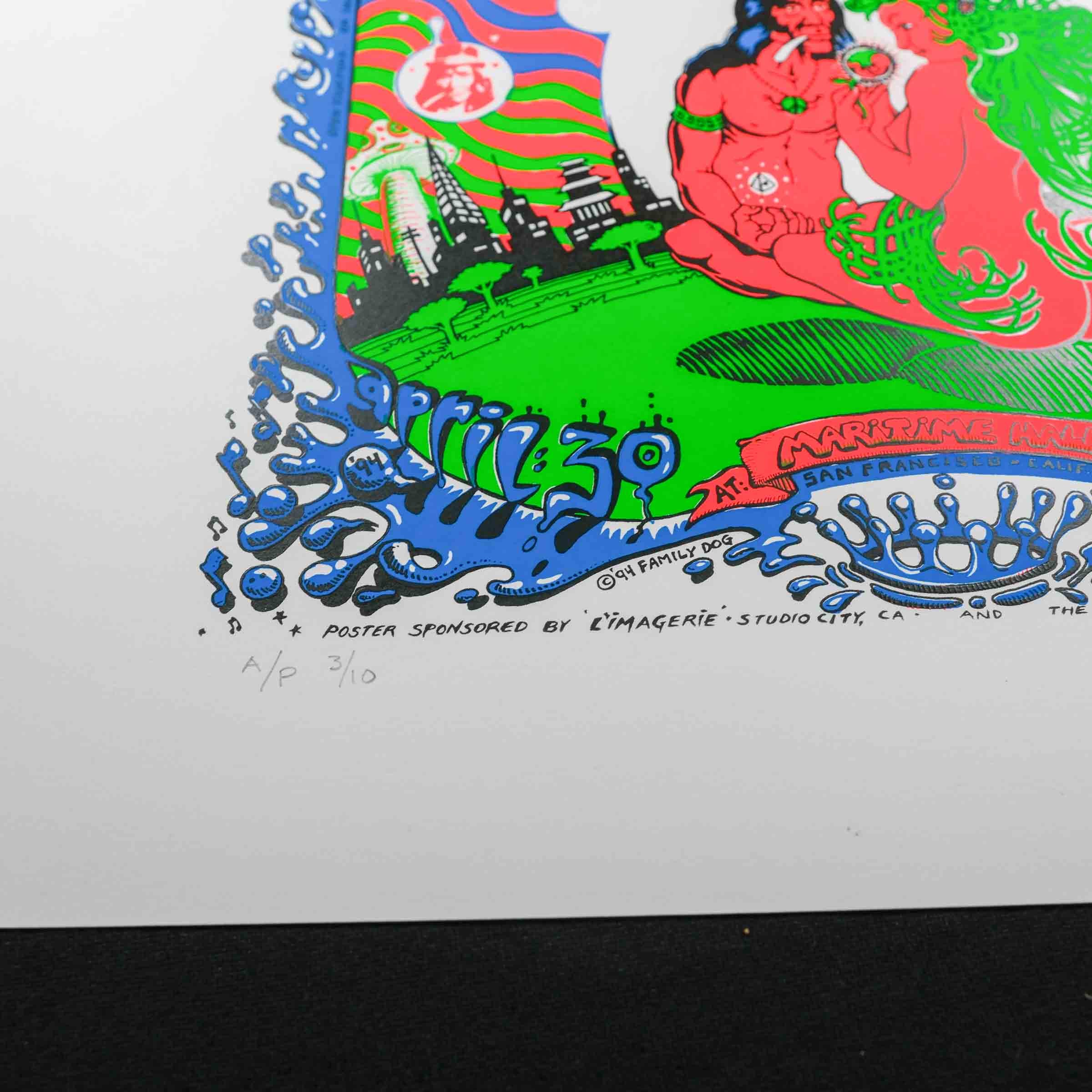 Emek 1994 Chet Helms Tribute Poster Regular Edition Proof Signed ...