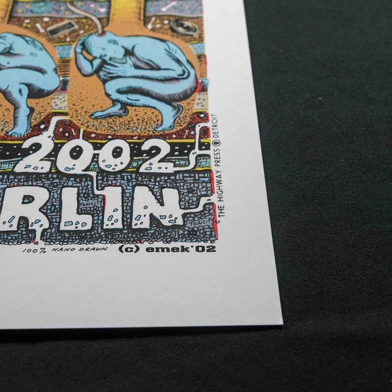 Emek System of a Down 2002 Berlin Concert Poster - Etsy