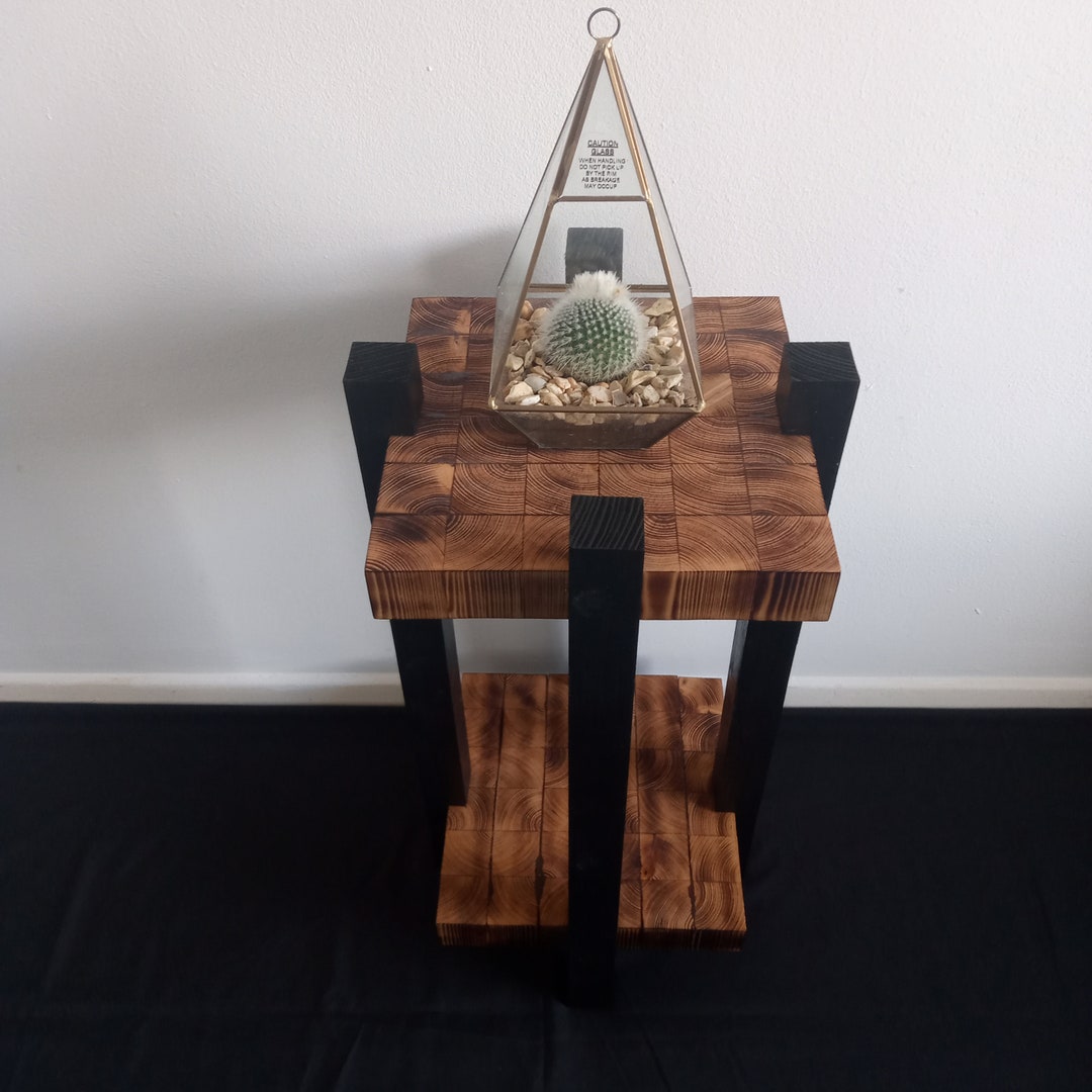 Small End Grain Side Table - Etsy