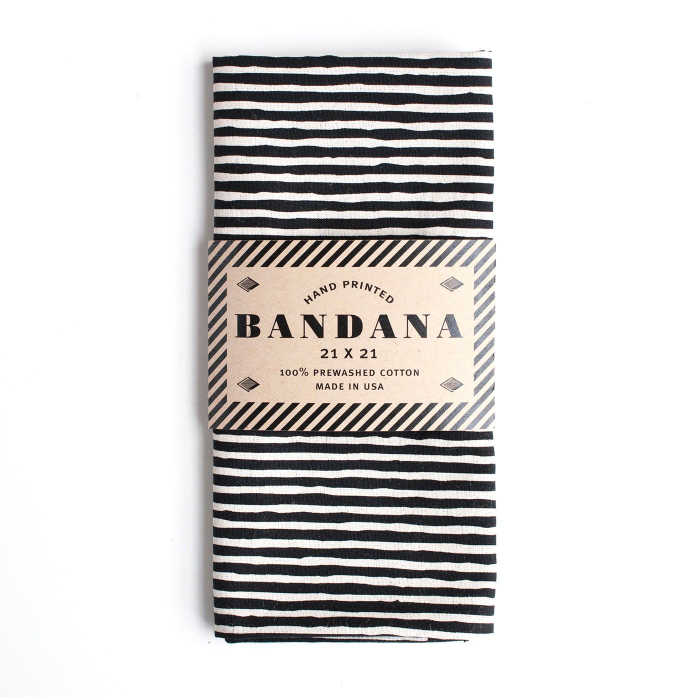 Made in USA Bandana Set Geometric Scarf Choice of Color | Etsy