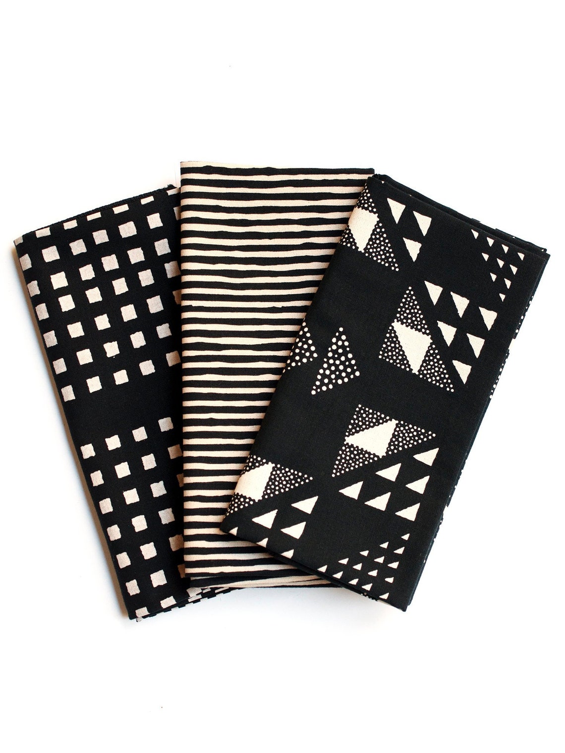 Made in USA Bandana Set Geometric Scarf Choice of Color | Etsy