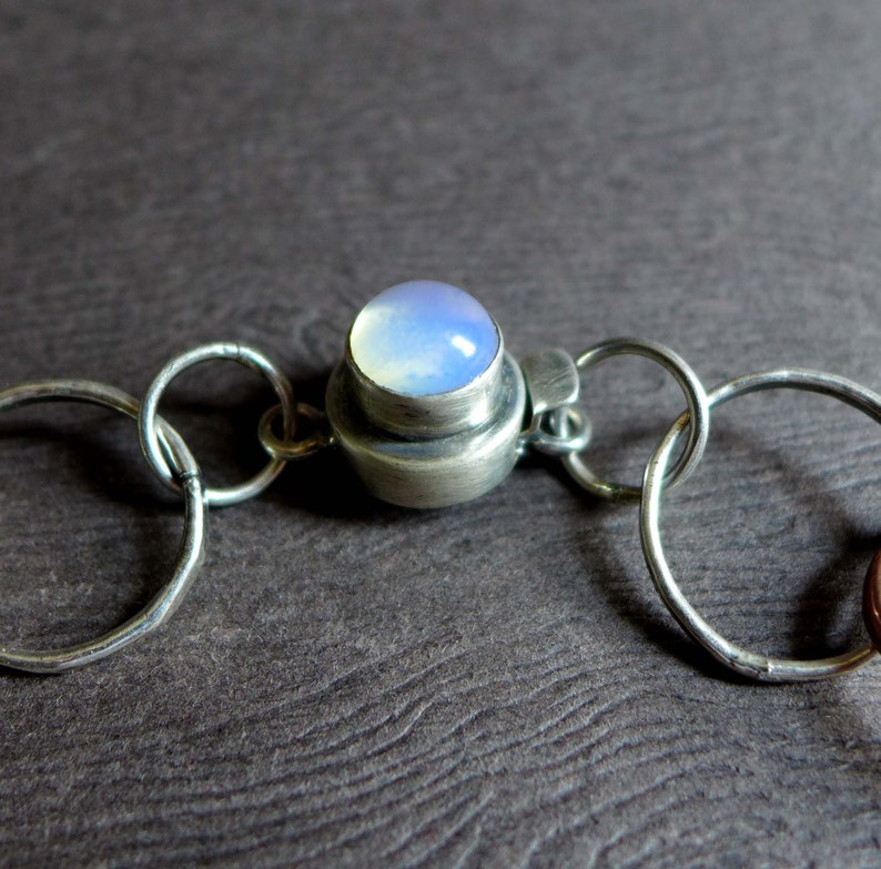 Brown White Moss Agate Pottery Shard Statement Necklace - Etsy