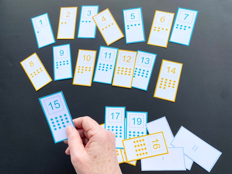 Dementia Activities Number Sorting Card Match up Activity Alzheimers ...