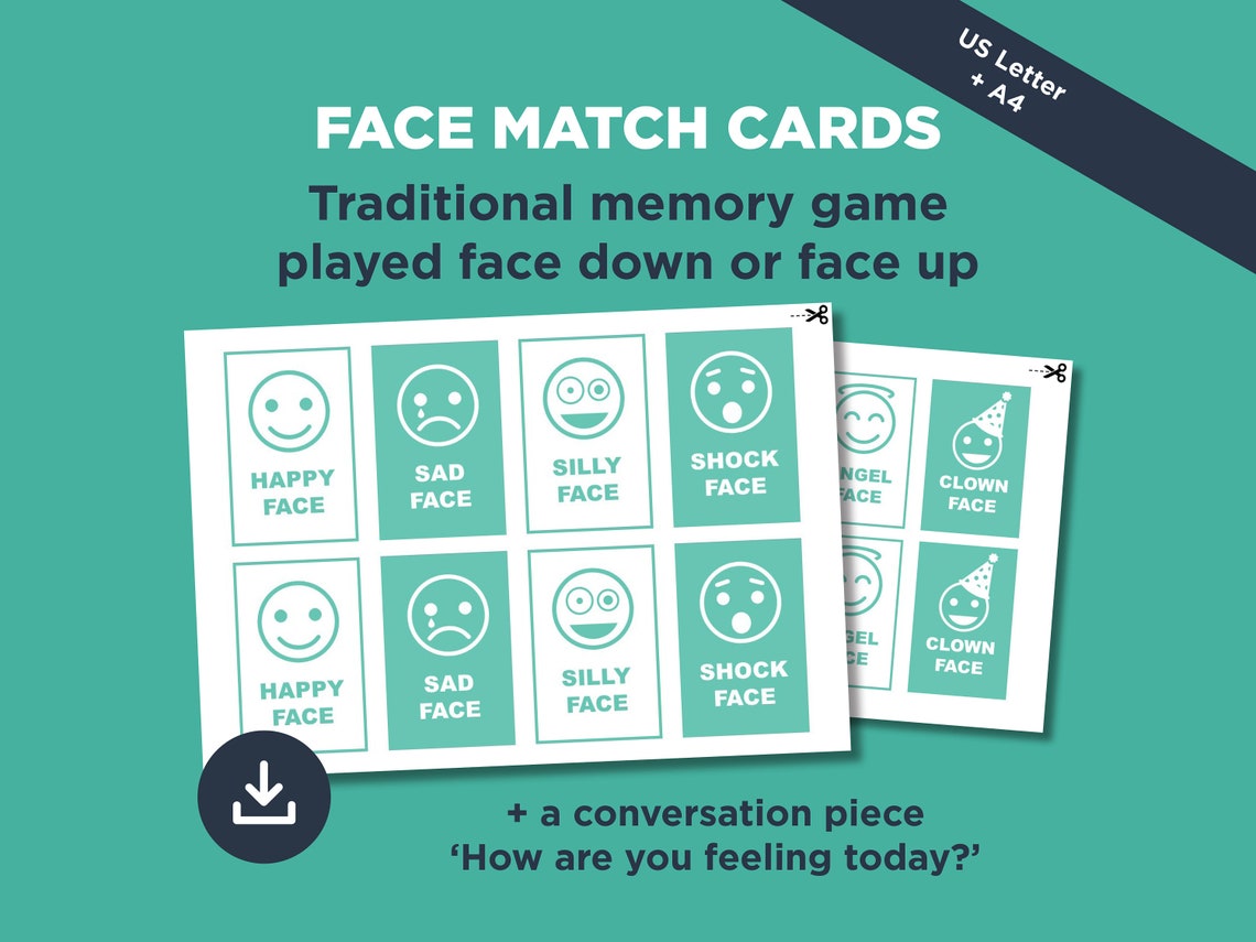 Dementia Activities Match up Memory Game Activity Alzheimers Activity ...