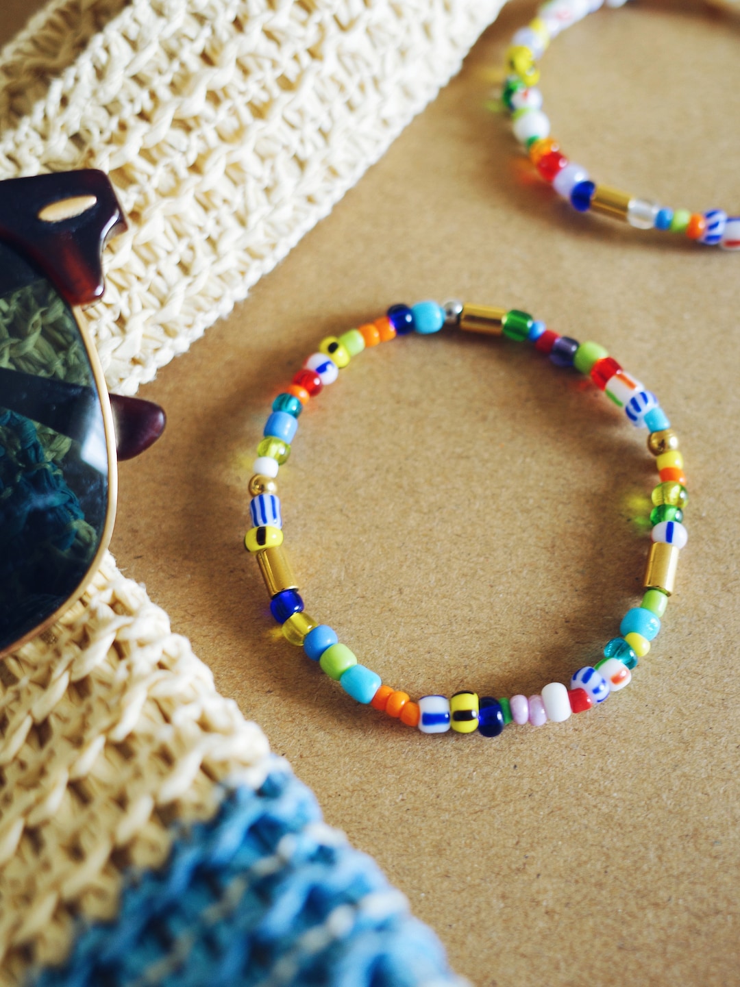 Colorful Beaded Bracelet - Etsy