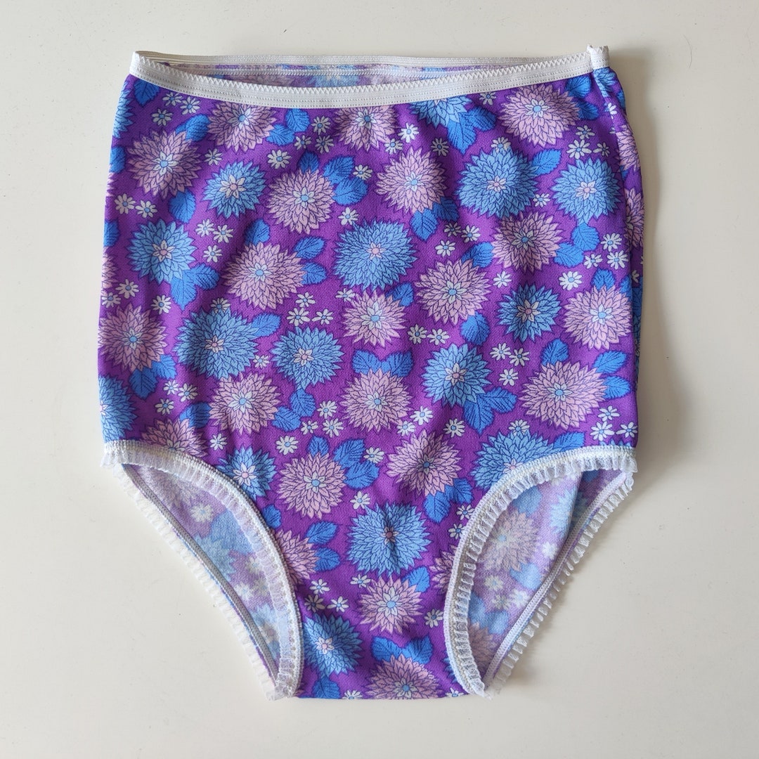 VINTAGE 1960s Deadstock Psychedelic Retro Floral Underwear by - Etsy
