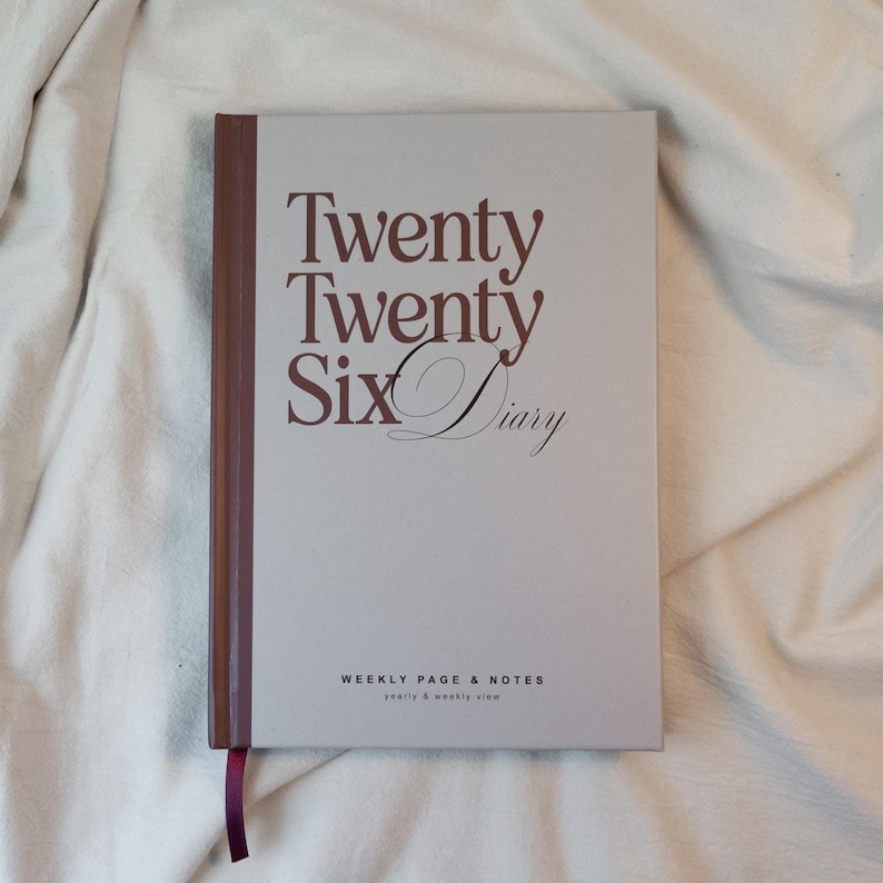 2026 Diary Weekly Planner A5 Hardback Journal and Notes Everyday Diary ...