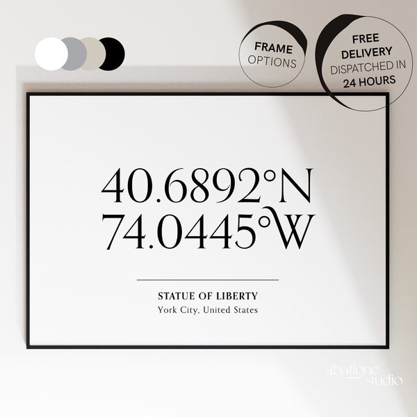 Coordinates Gift - 60+ Gift Ideas for 2024