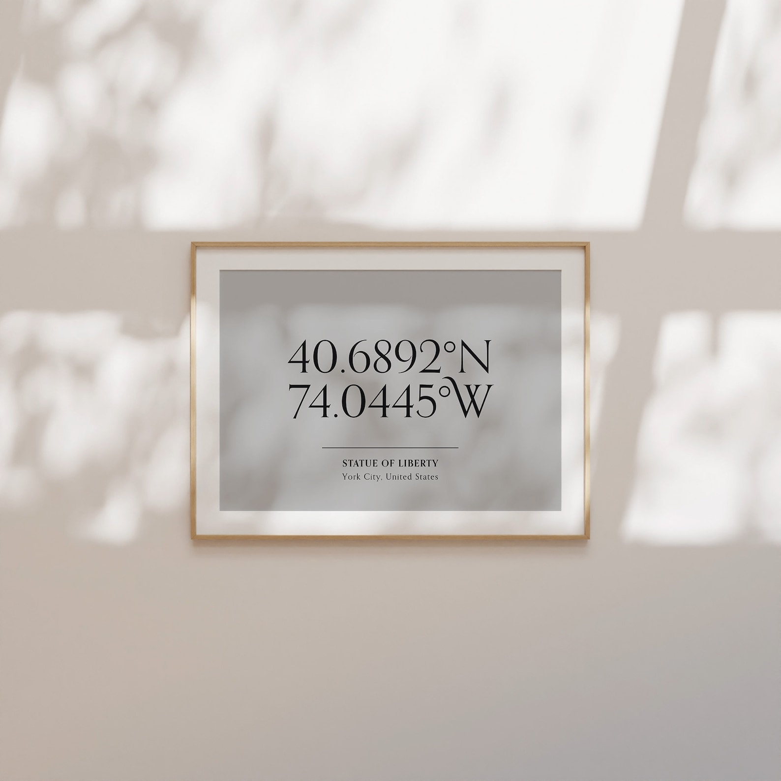 Personalised Landscape Coordinate Print, Custom Engagement Wedding ...