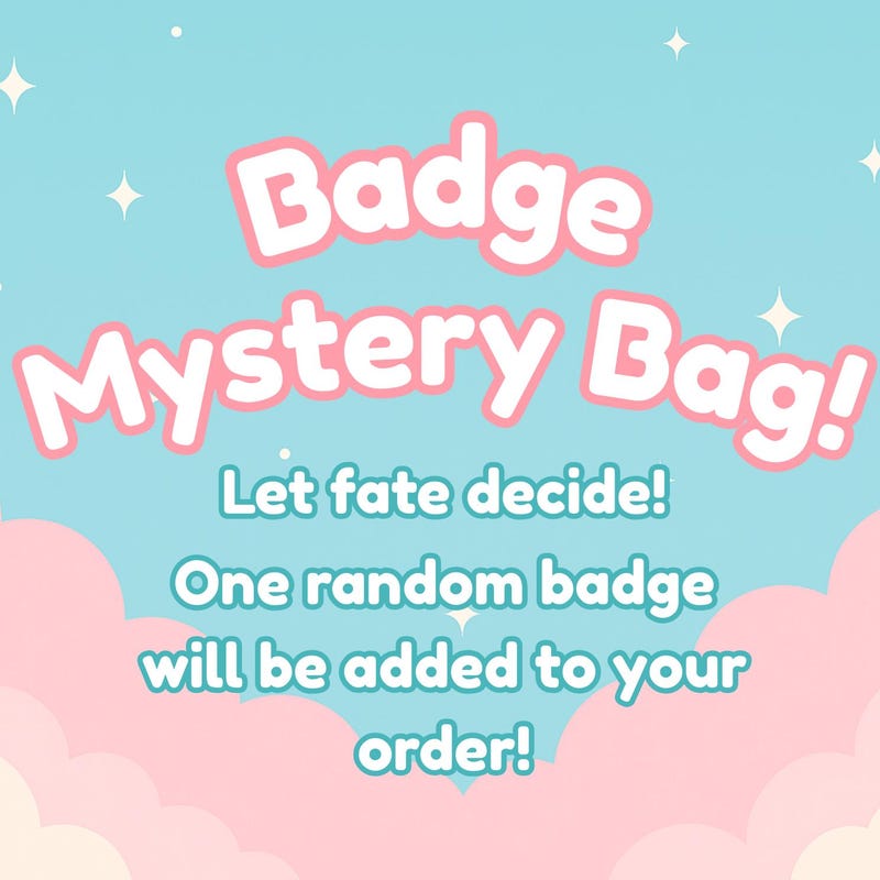 Random Badges Buttons - Etsy UK