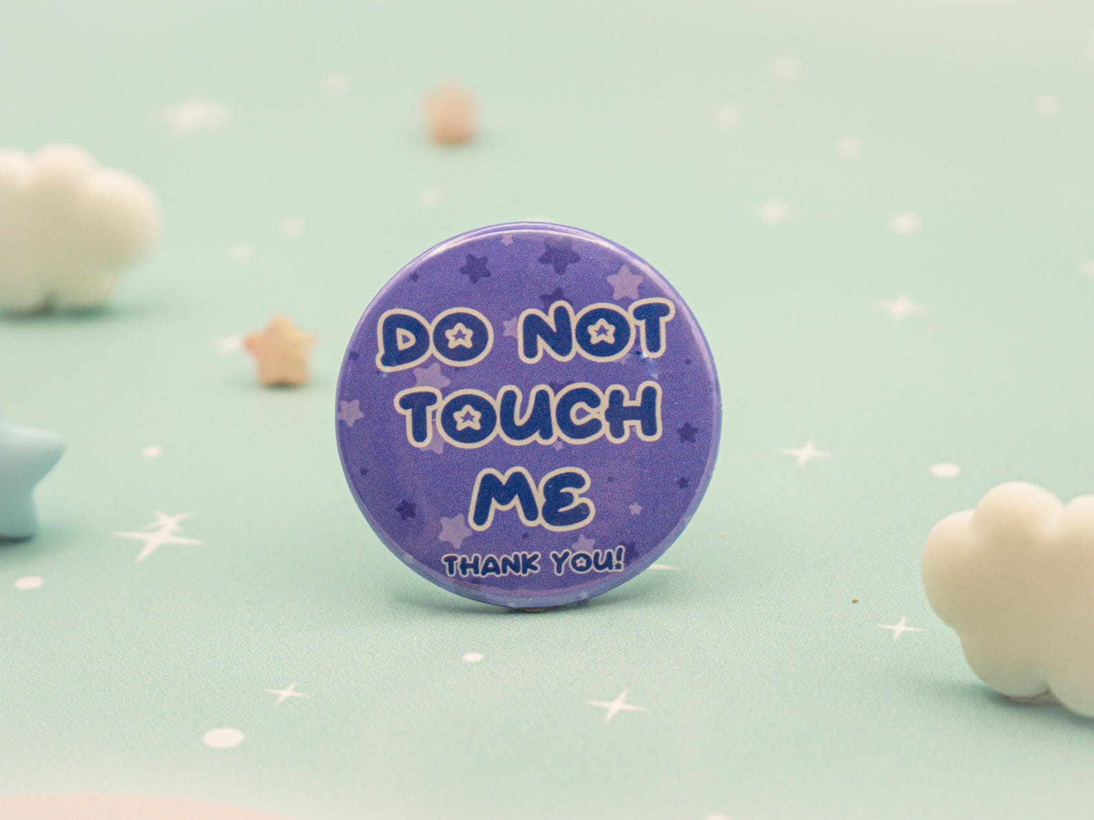 Do Not Touch Me Badge | Personal Space Reminder | Accessible ...