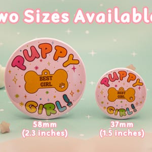 Puppy Girl Badge | Otherkin Kinnie Pride Pin | Pup Fursona Furry Badge ...