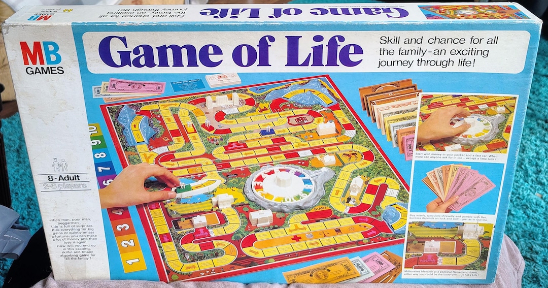 The Game of Life Board Game | Retro Edition | MB Games 1978 | Family ...