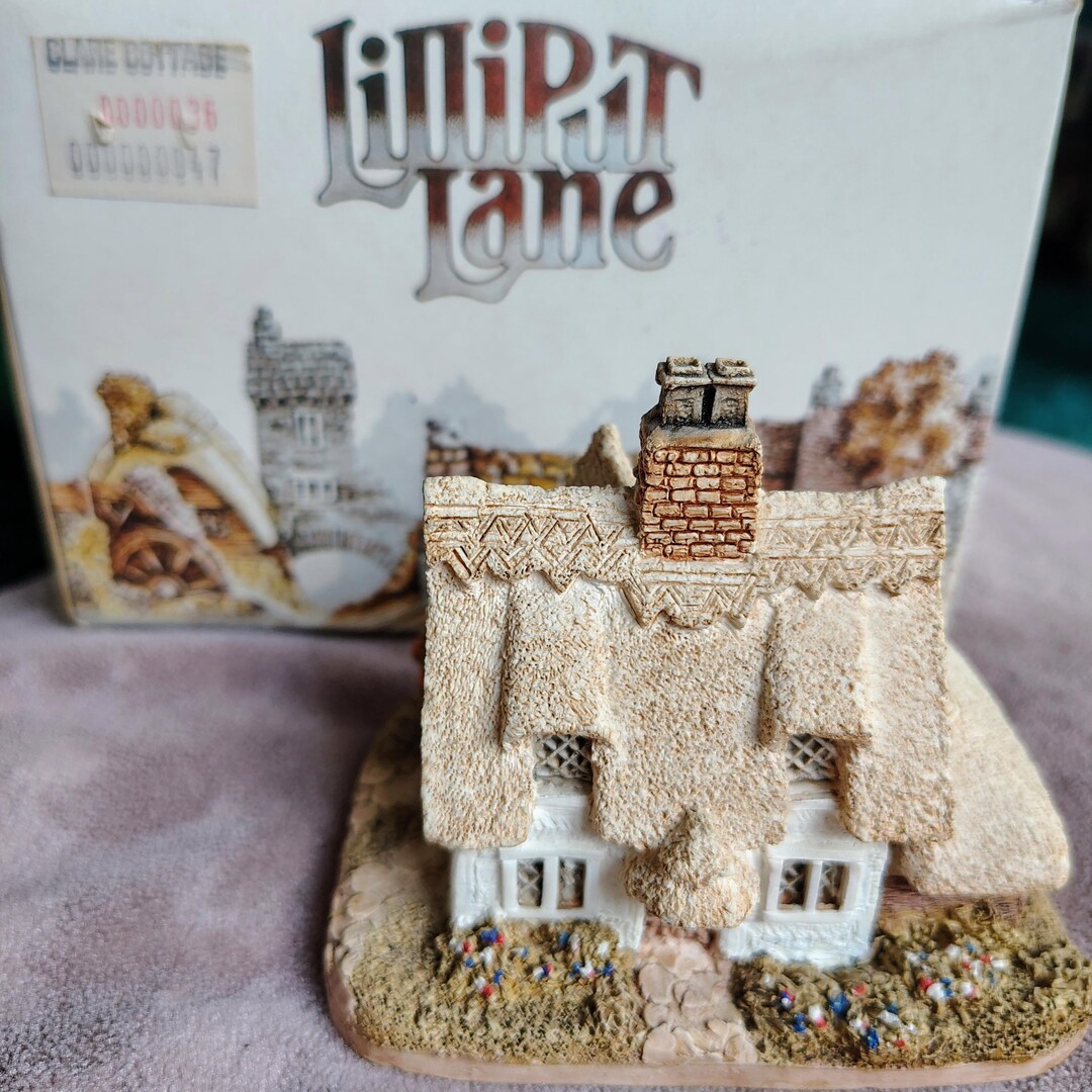 Lilliput Lane Clare Cottage 1995, Vintage Cottage Collection, Boxed ...