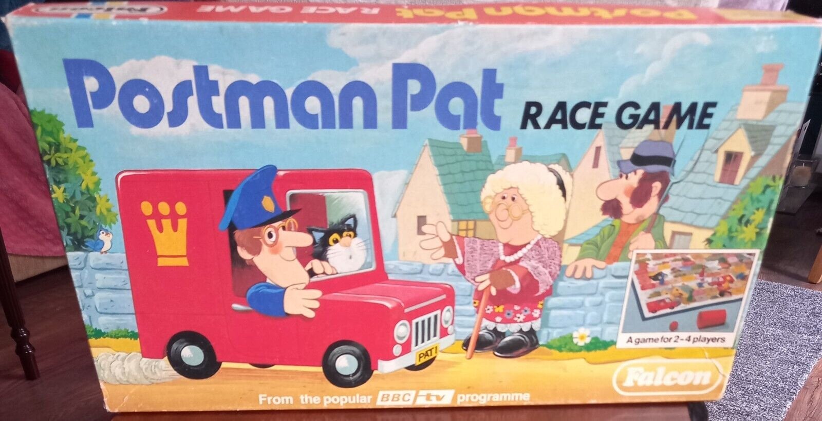 Vintage Postman Pat Race Game by Falcon BBC Board Game Vintage 1981 ...
