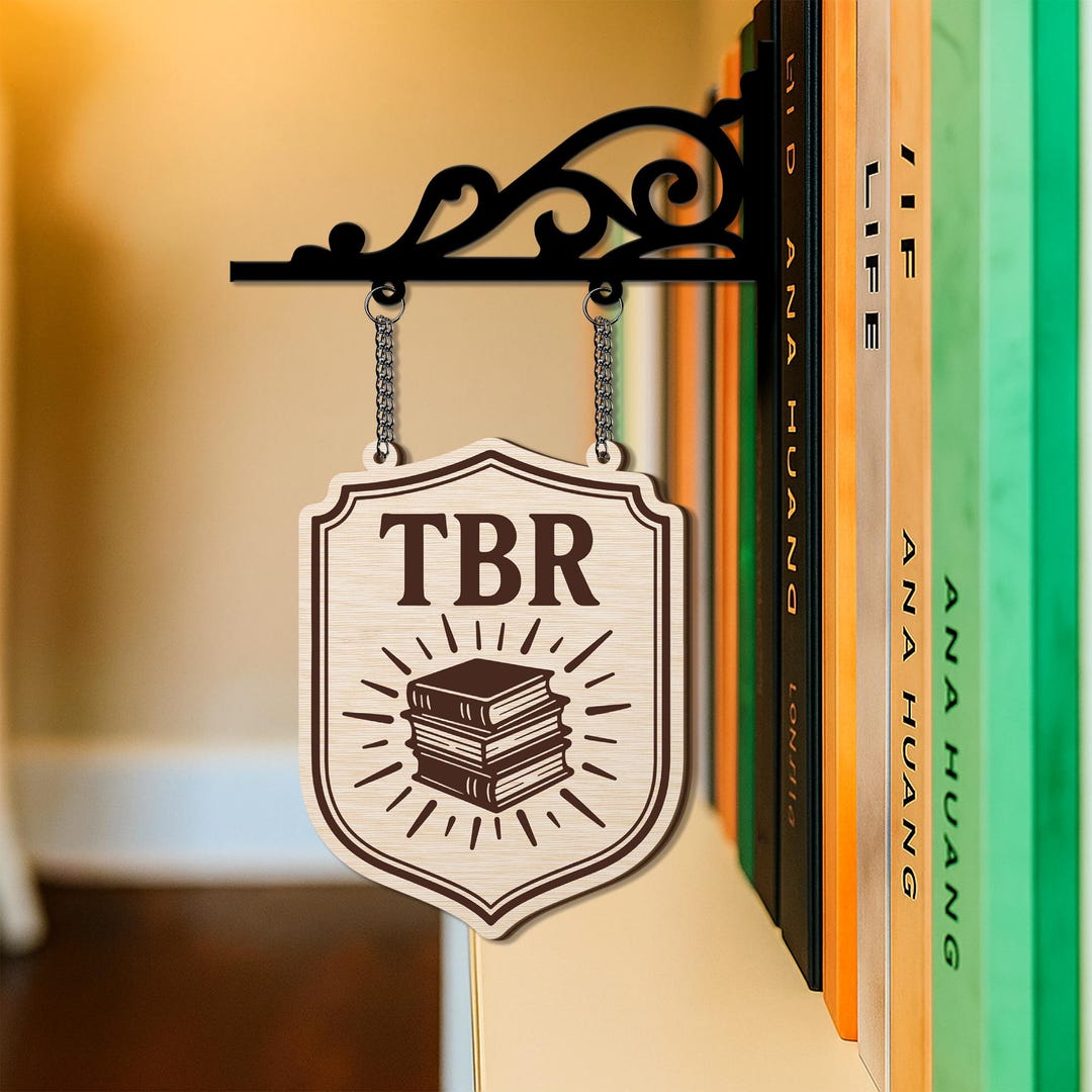 Personalized TBR Tavern Sign, Custom Library Divider, Booktok Gift ...