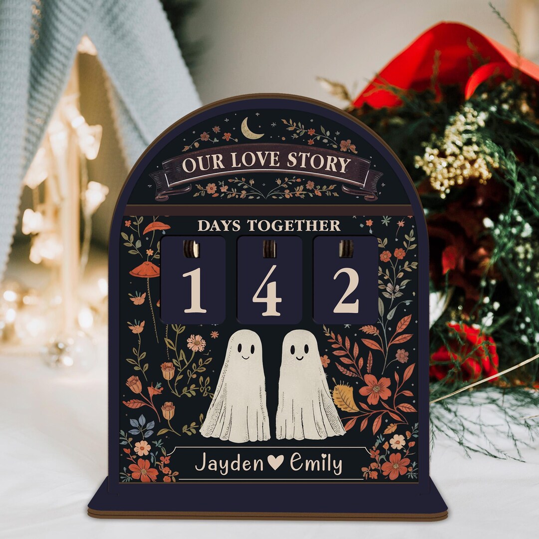 Custom Days in Love Tracker, Personalized Anniversary Counter, Romantic ...