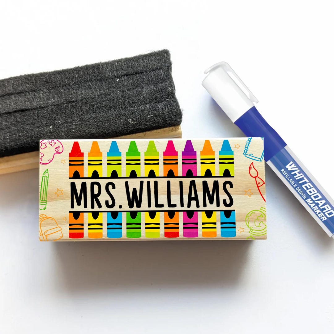 Personalized Teacher Appreciation Gift, Custom Glitter Crayon Teacher ...