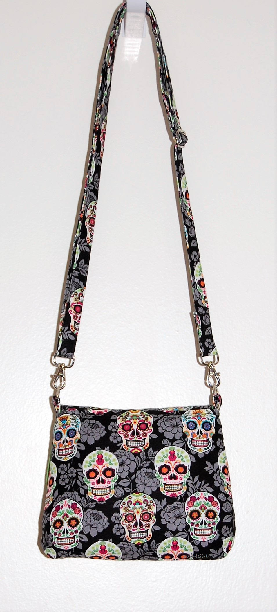 Sugar Skulls Mini Messenger Purse | Etsy