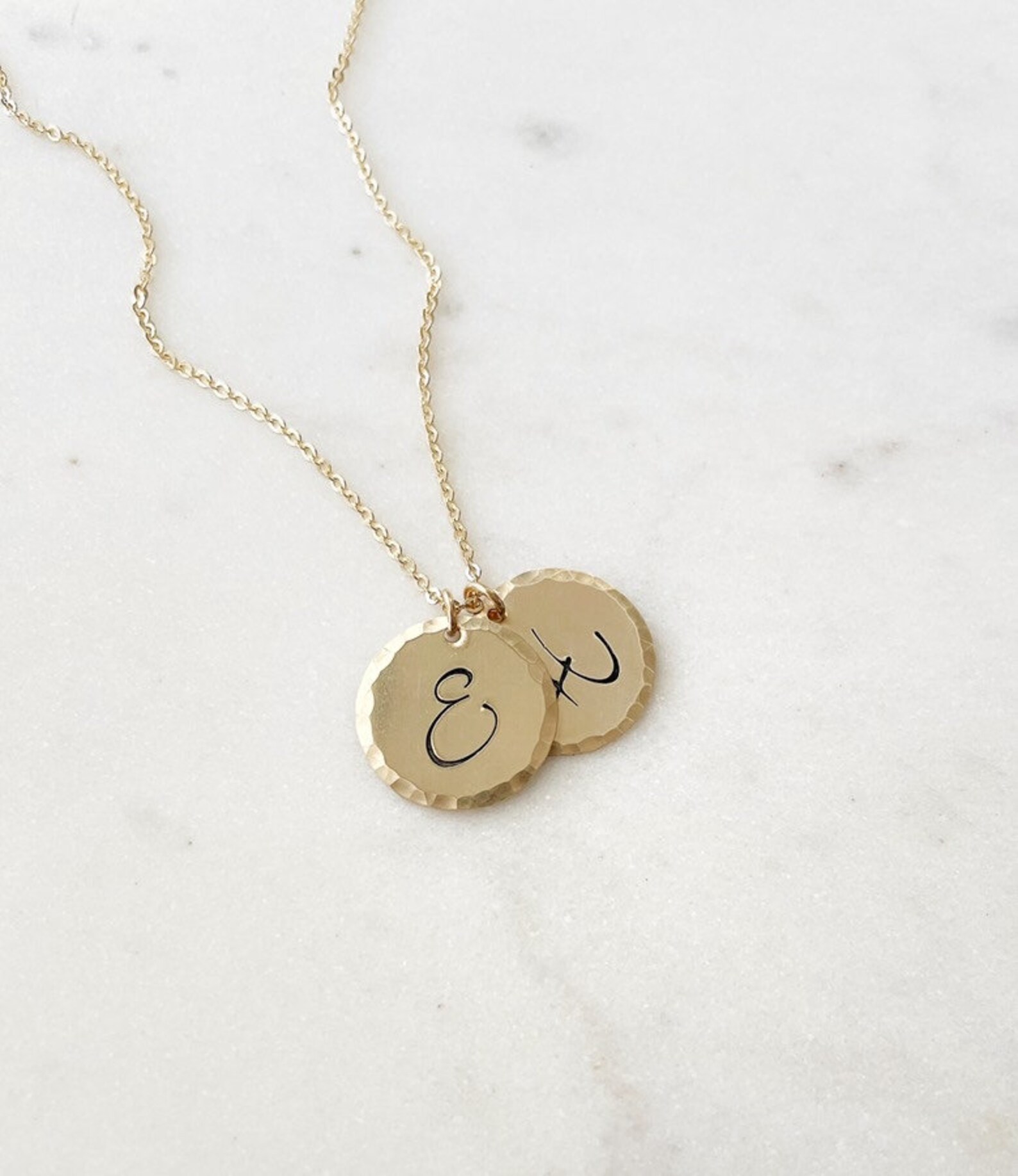 Mother's Gold Initial Necklace, Mom Personalized Mother's Day Gift, Mom ...
