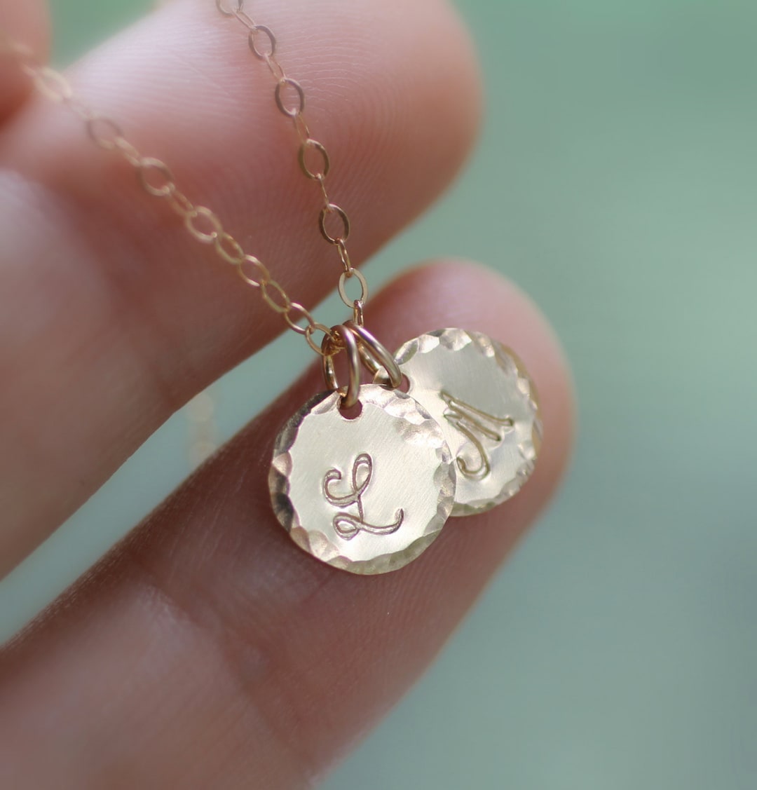 Mothers Day Gift for Mom, Mom Initial Necklace, Dainty Initial Necklace ...
