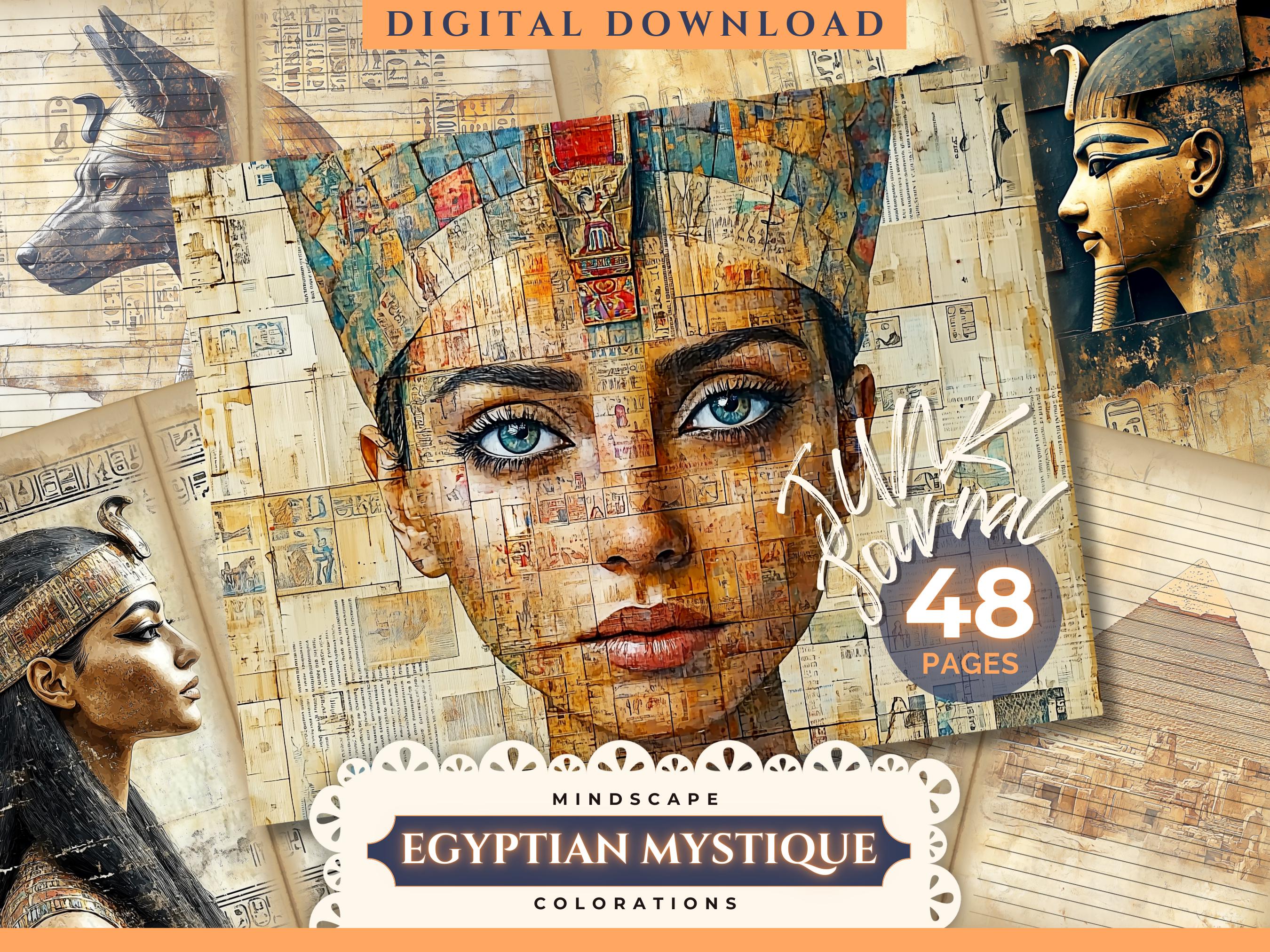 Ancient Egyptian Junk Journal Pages | Egypt Art | Egyptian Mystique ...
