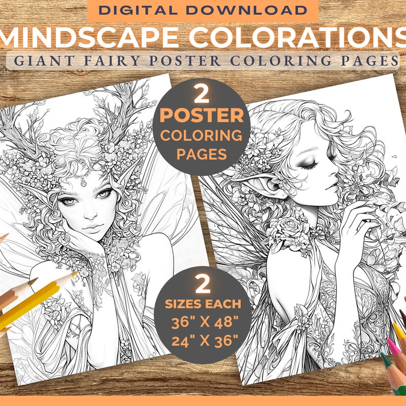 Coloring Poster Printable - Etsy