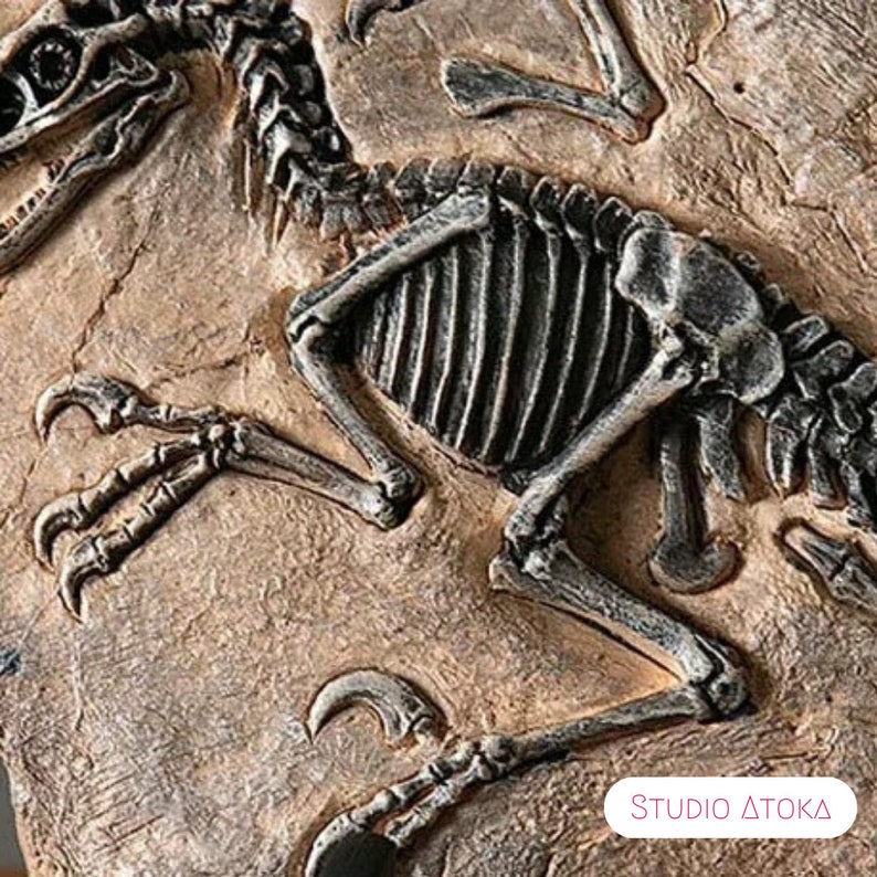 Dinosaur Fossil Statue Unique Dinosaur Home Decor Resin Animal ...