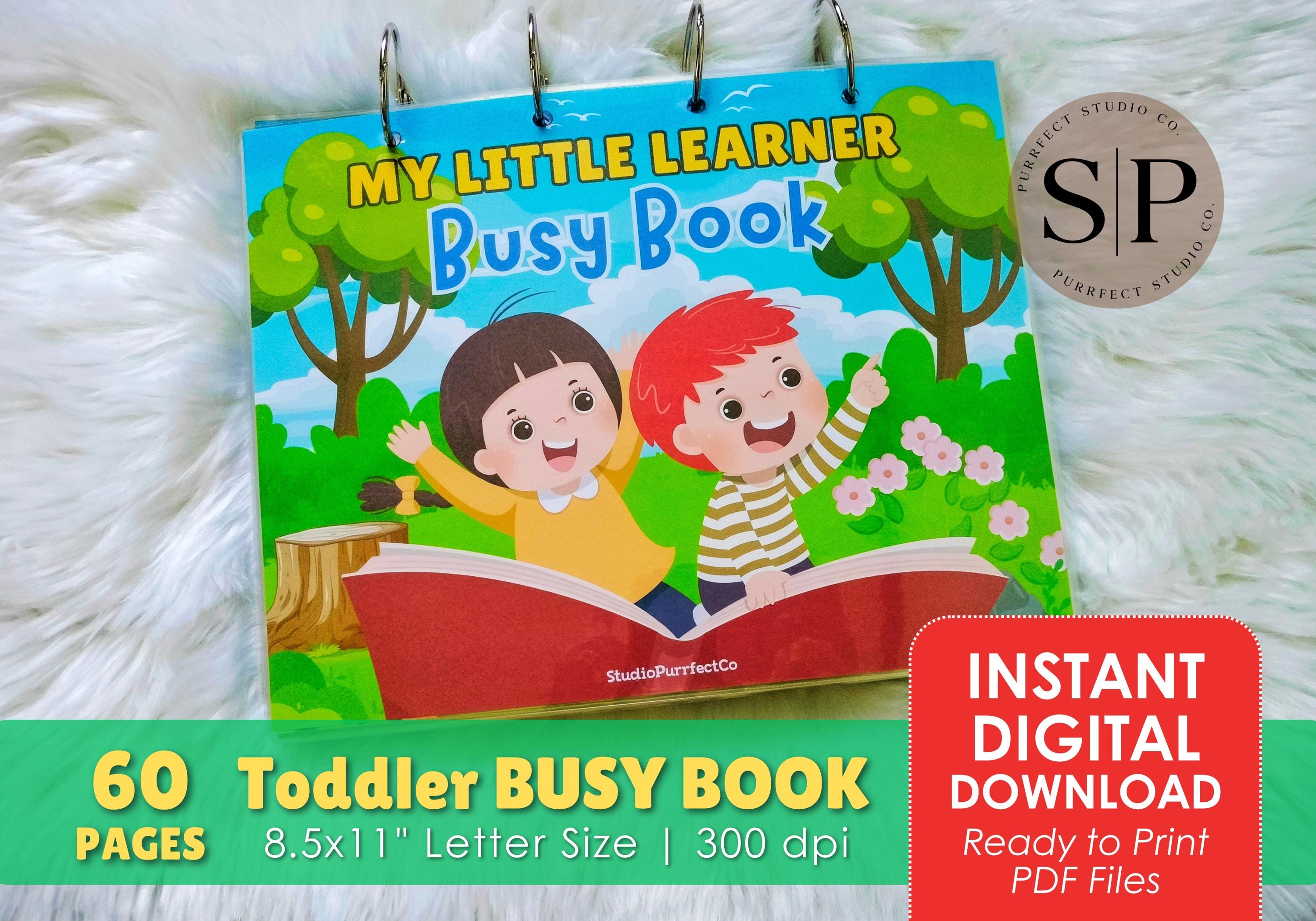 Busy Book Printable for Kids, Preschool Curriculum, Busy Book Activity ...